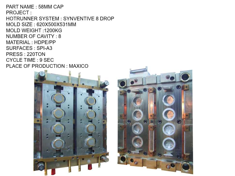 Multi-Cavity Cap Molds - High Volume Shampoo & Beverage Caps